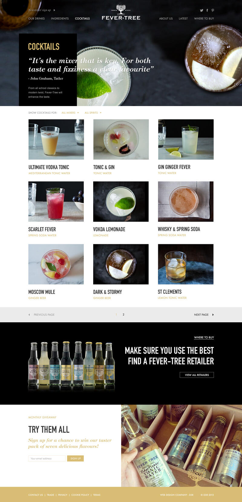 Fever-Tree - Premium Mixer Drinks - D3R